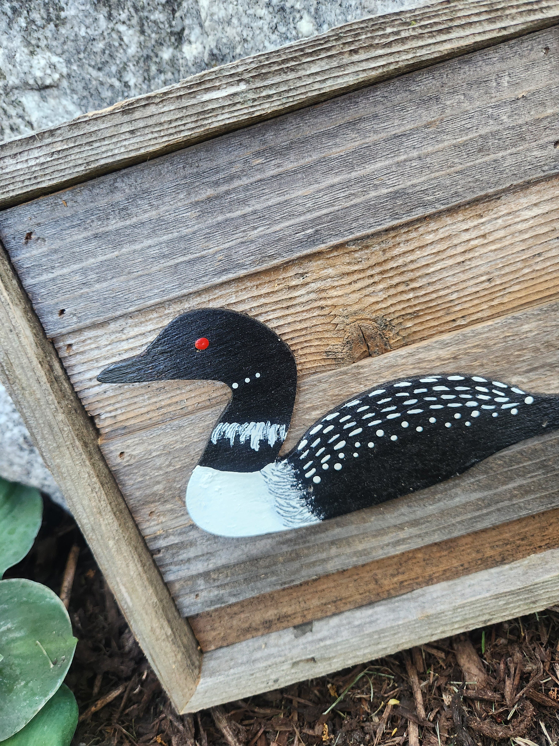 Hand Painted Loon Decor Sign - Etsy
