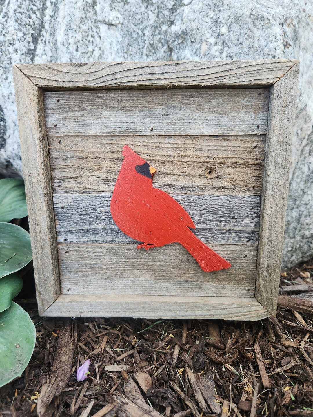Hand Painted Cardinal Rustic Sign Decor - Etsy