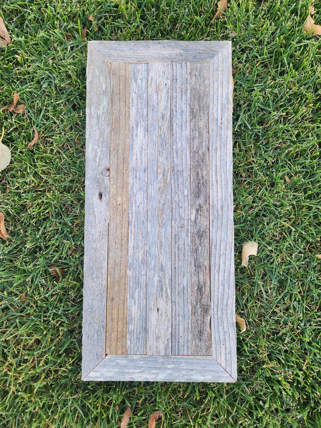 Handcrafted Stripe Rustic Flat Centerpiece Wood Tray - Etsy