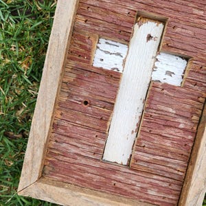 Handcrafted Inlay Wooden Rustic Cross Decor - Etsy