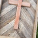 Handcrafted Rustic Wood Red Cross Decor - Etsy