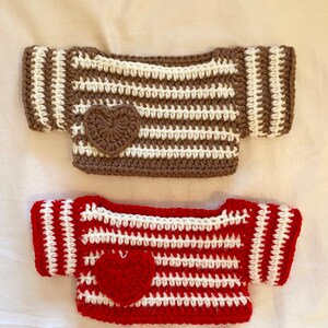 DIGITAL PDF PATTERN Crochet Build a Bear Pullover Sweater - Etsy