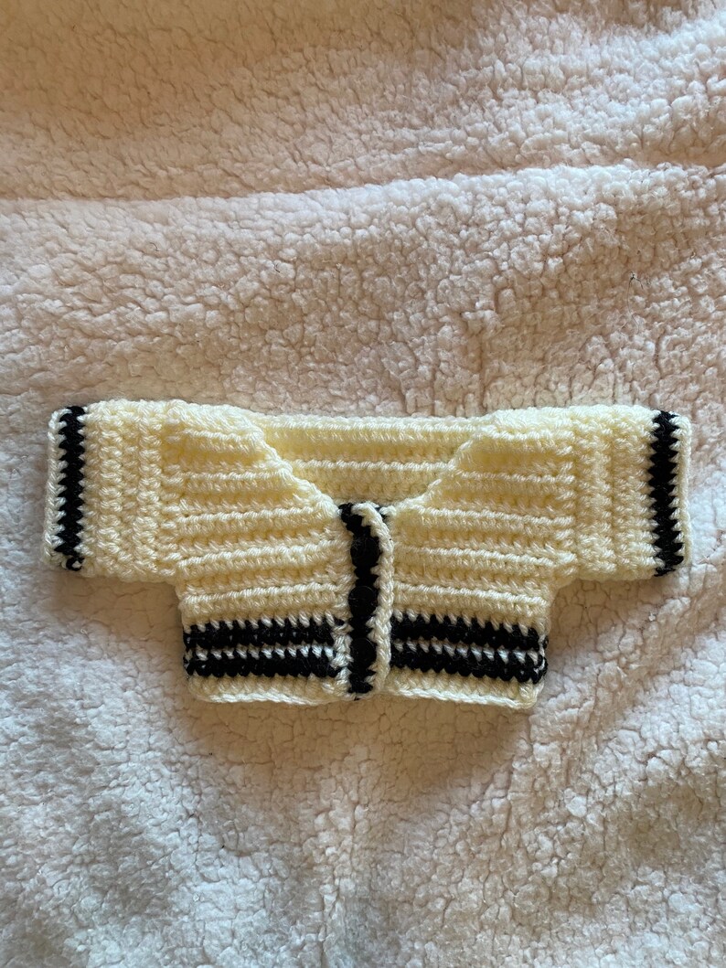 DIGITAL PDF PATTERN Crochet Build a Bear Trim Cardigan (taylor Swift ...