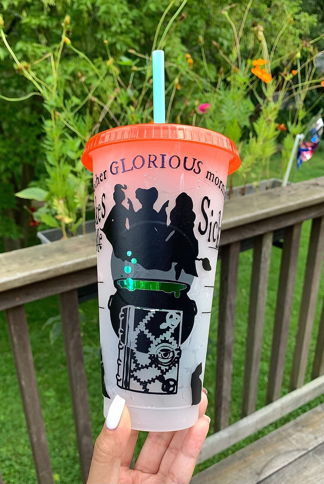 HOCUS POCUS Starbucks Cold Cup Halloween Sanderson Sisters - Etsy