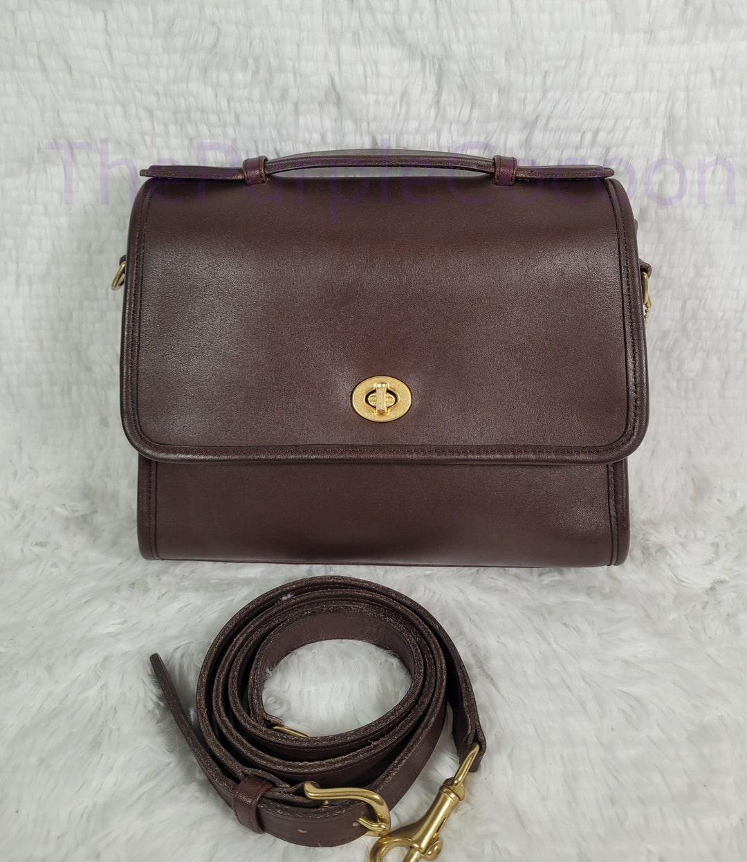 Vintage Coach Court Bag 9870 - Etsy