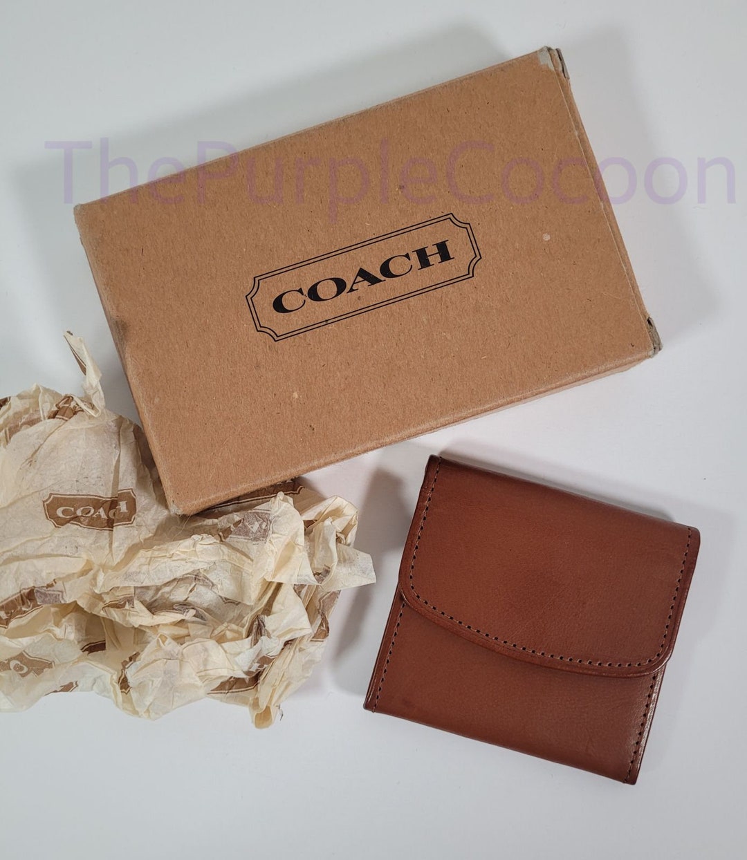NIB, Rare Vintage Coach Flap Coin Case #4728 - Etsy