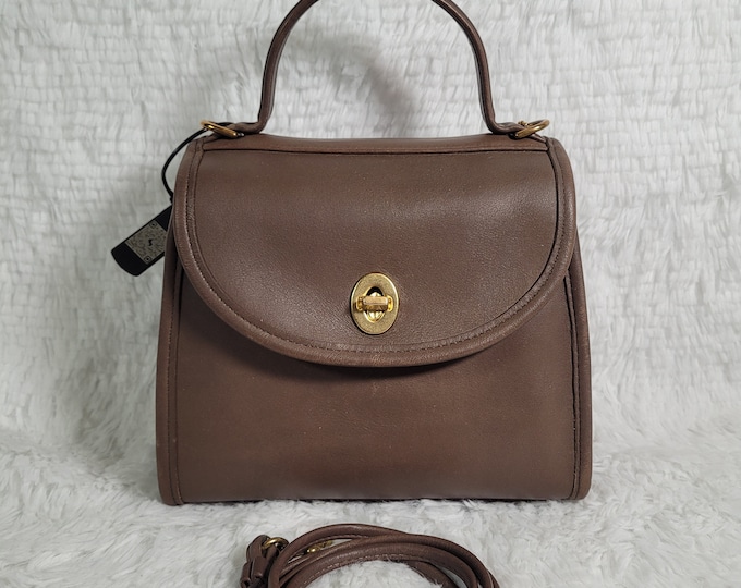 Taupe Vintage Coach Regina Bag #9983 - Etsy