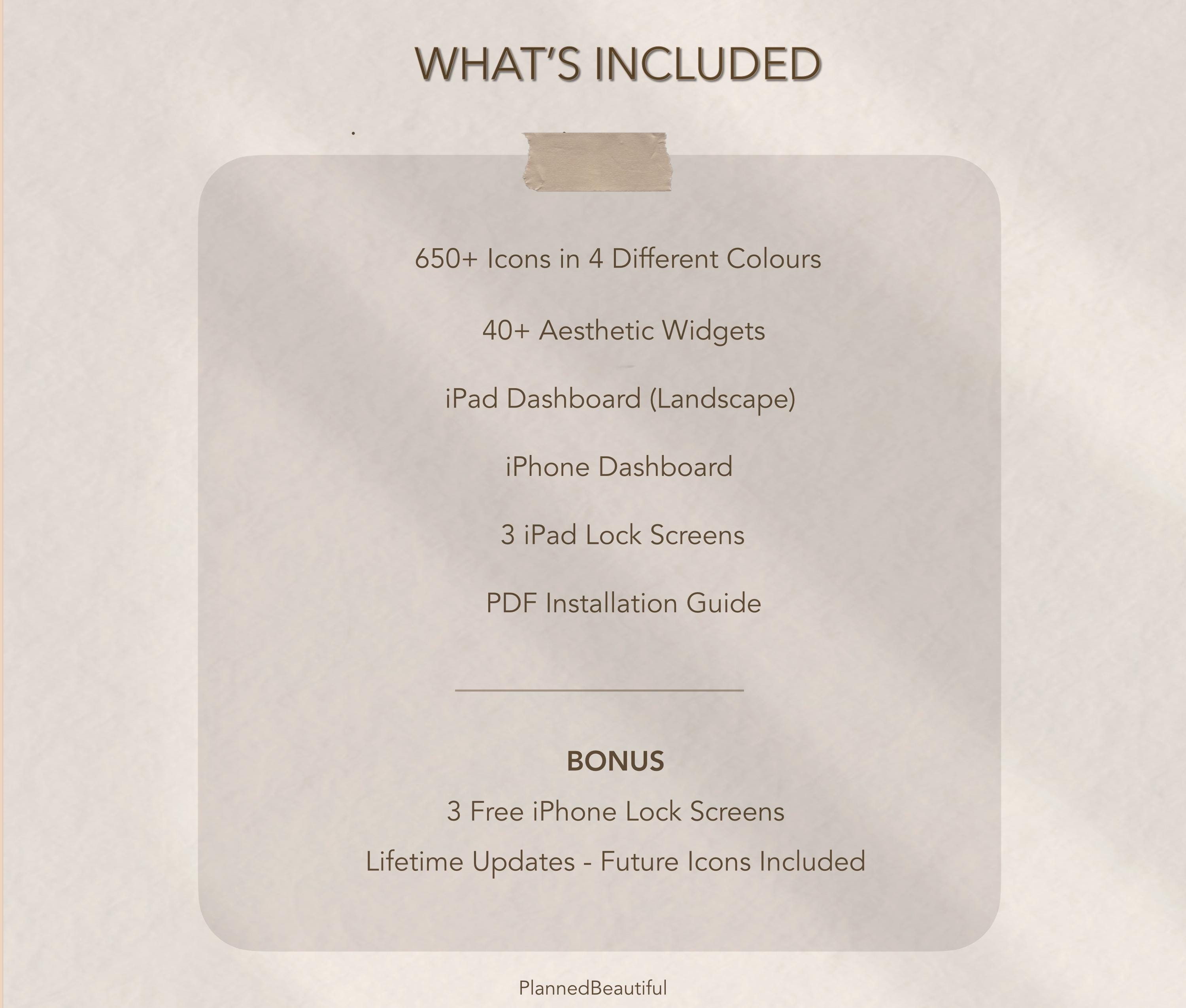 Neutral iPad Home Screen Kit – Ios 18 Icons, Widgets & Wallpaper ...