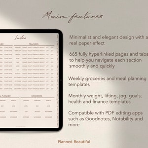 Digital Fitness Planner for Goodnotes, Workout Planner Template Ipad ...