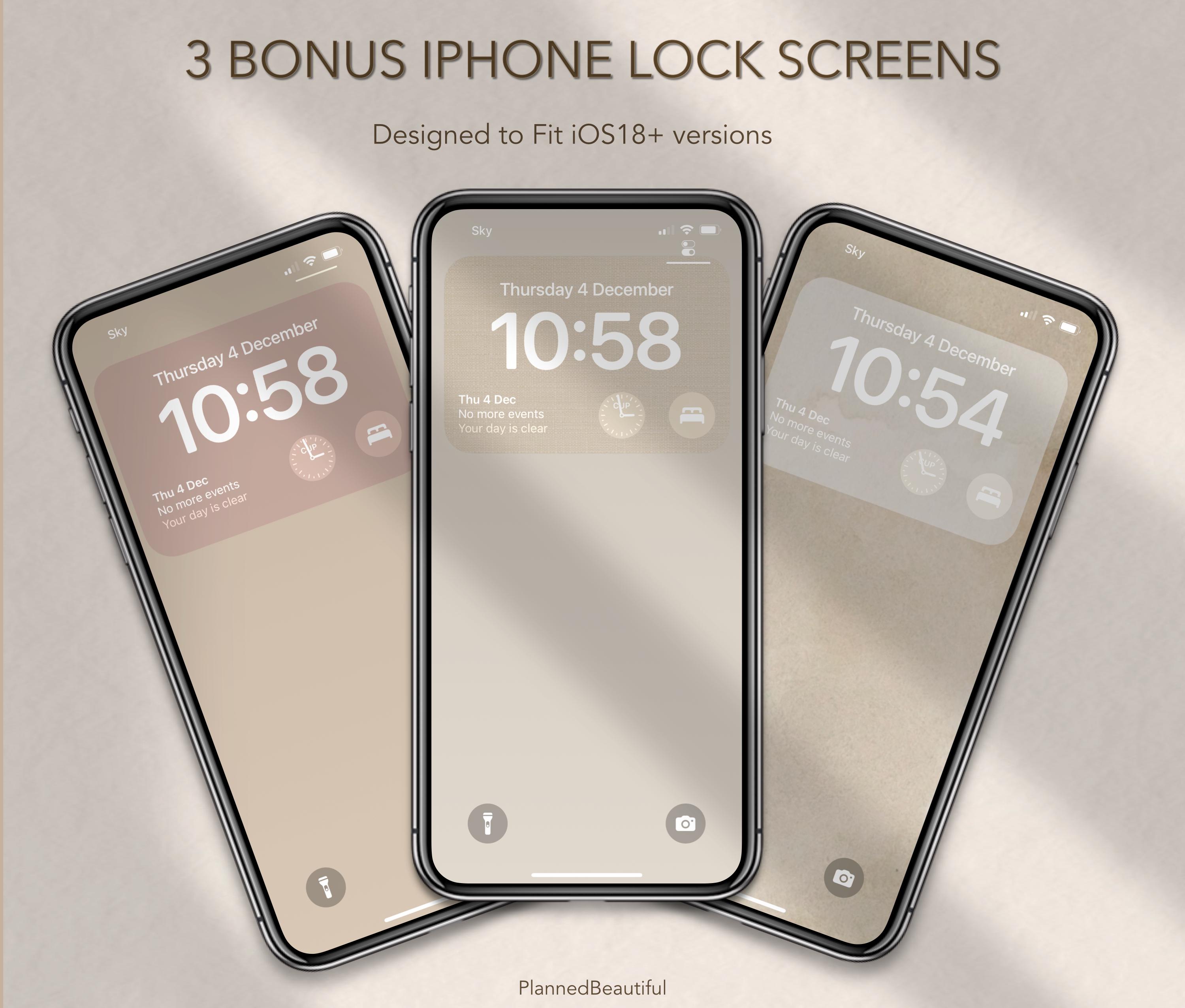Neutral iPad Home Screen Kit – Ios 18 Icons, Widgets & Wallpaper ...
