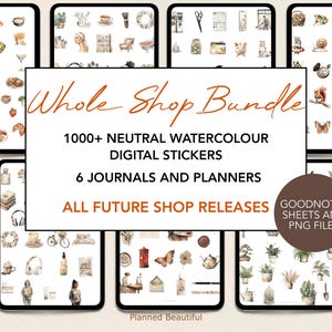 Whole Shop Bundle Digital Stickers for Goodnotes, All in One Digital ...