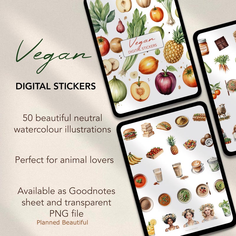 Vegan Sticker - Etsy