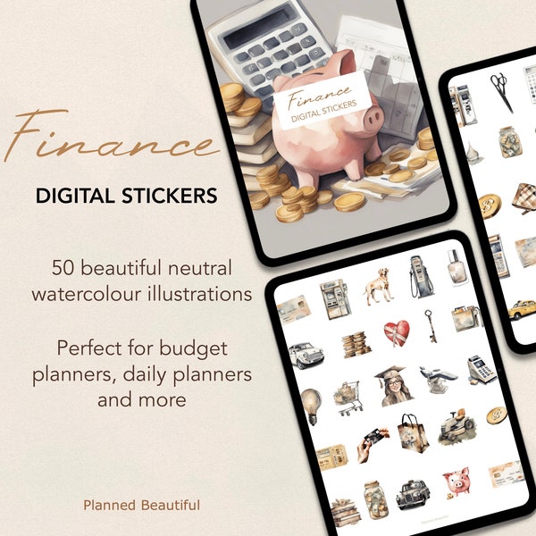 Finance Stickers - Etsy