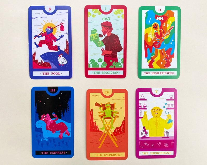Rainbow Connection Tarot Major Arcana Only Muppets - Etsy