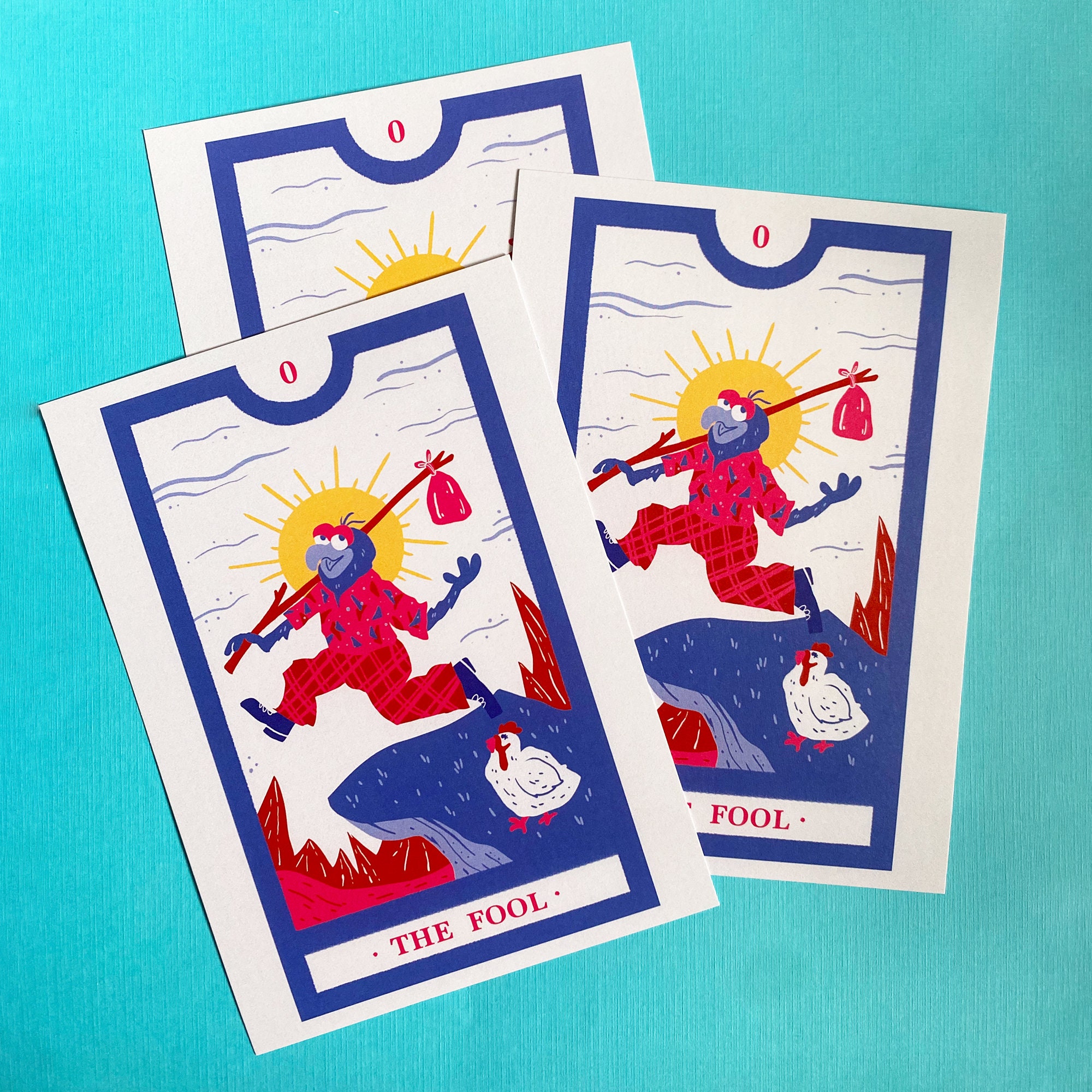 Gonzo the Fool Muppets Inspired Tarot Card Illustration - Etsy