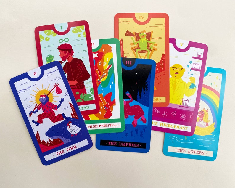 Rainbow Connection Tarot Major Arcana Only Muppets - Etsy