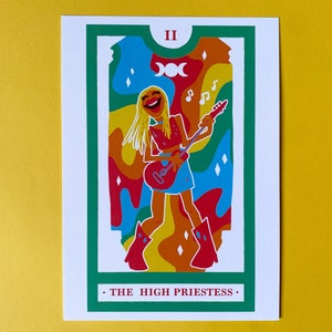 Janice the High Priestess - Muppets Inspired Tarot Card Illustration ...