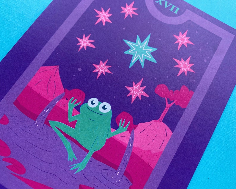 Robin the Star - Muppets Inspired Tarot Card Illustration Print - Etsy