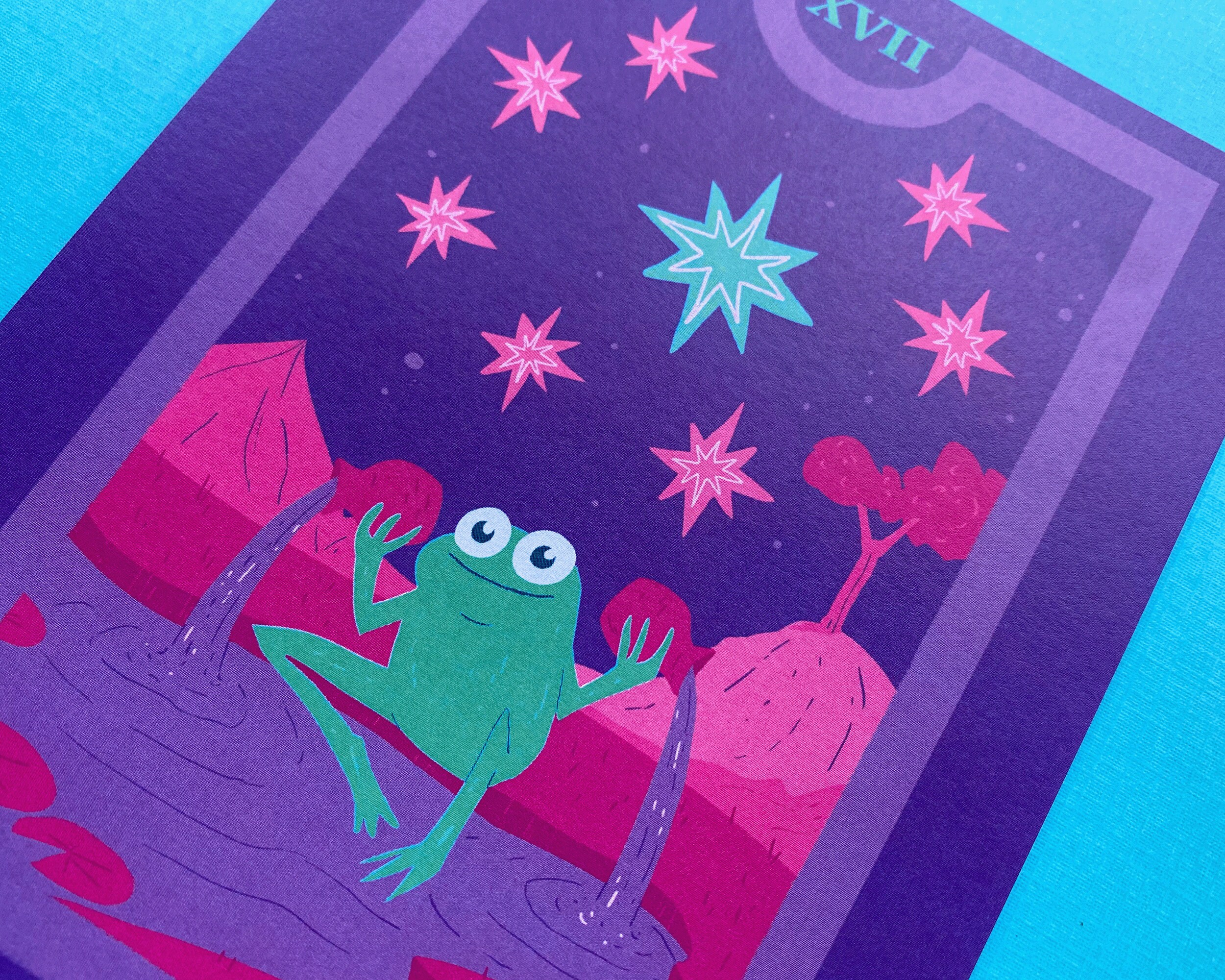 Robin the Star - Muppets Inspired Tarot Card Illustration Print - Etsy