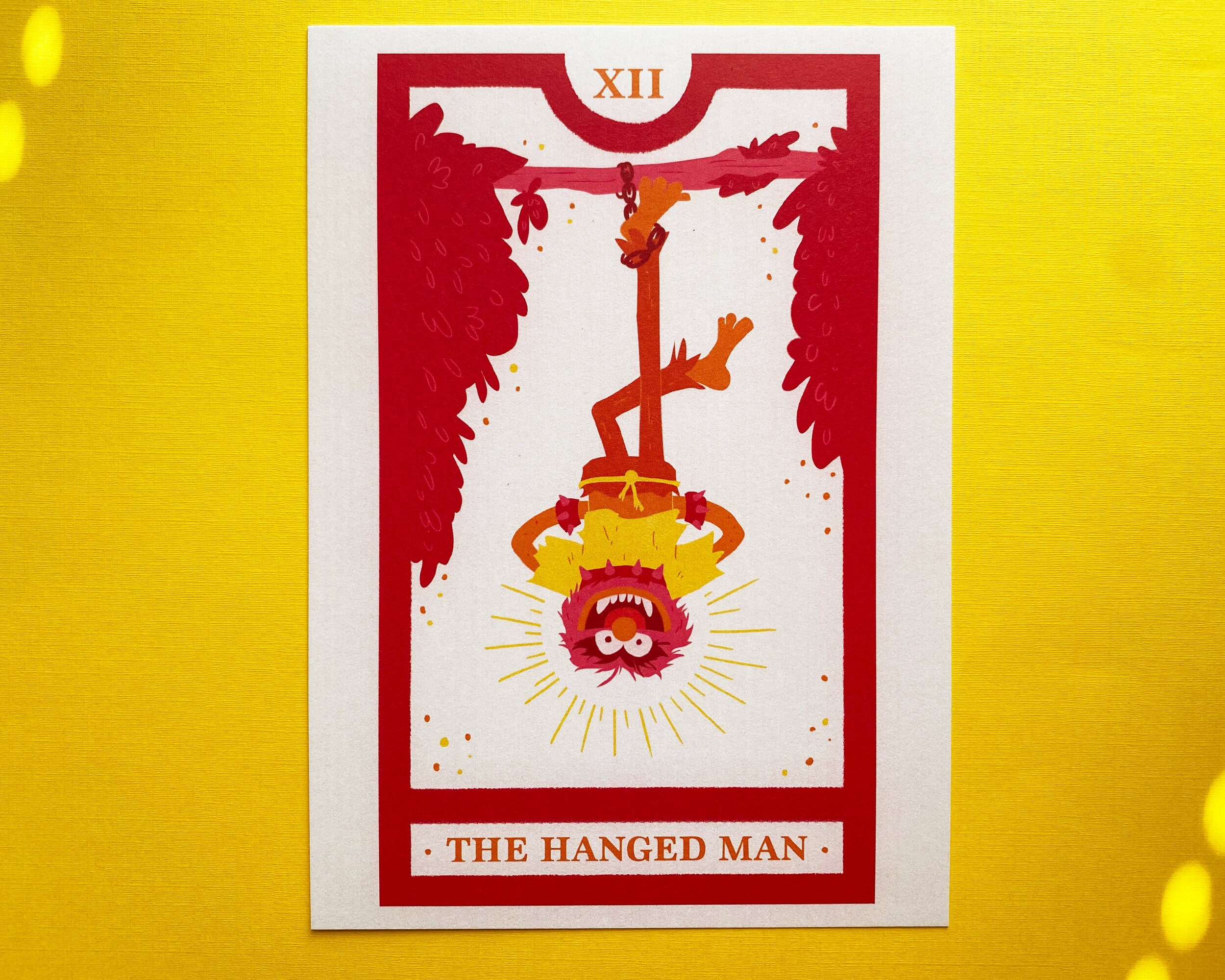 The Hanged Animal Muppets Inspired Tarot Card Illustration - Etsy