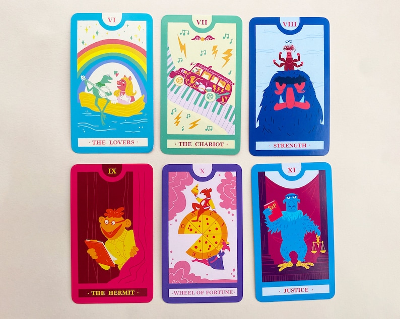 Rainbow Connection Tarot Major Arcana Only Muppets - Etsy