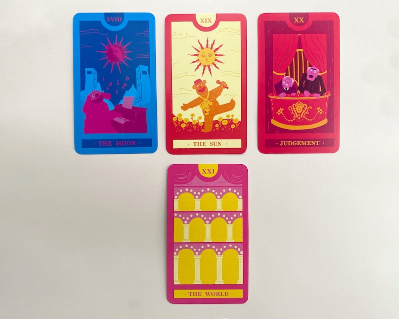 Rainbow Connection Tarot Major Arcana Only Muppets - Etsy