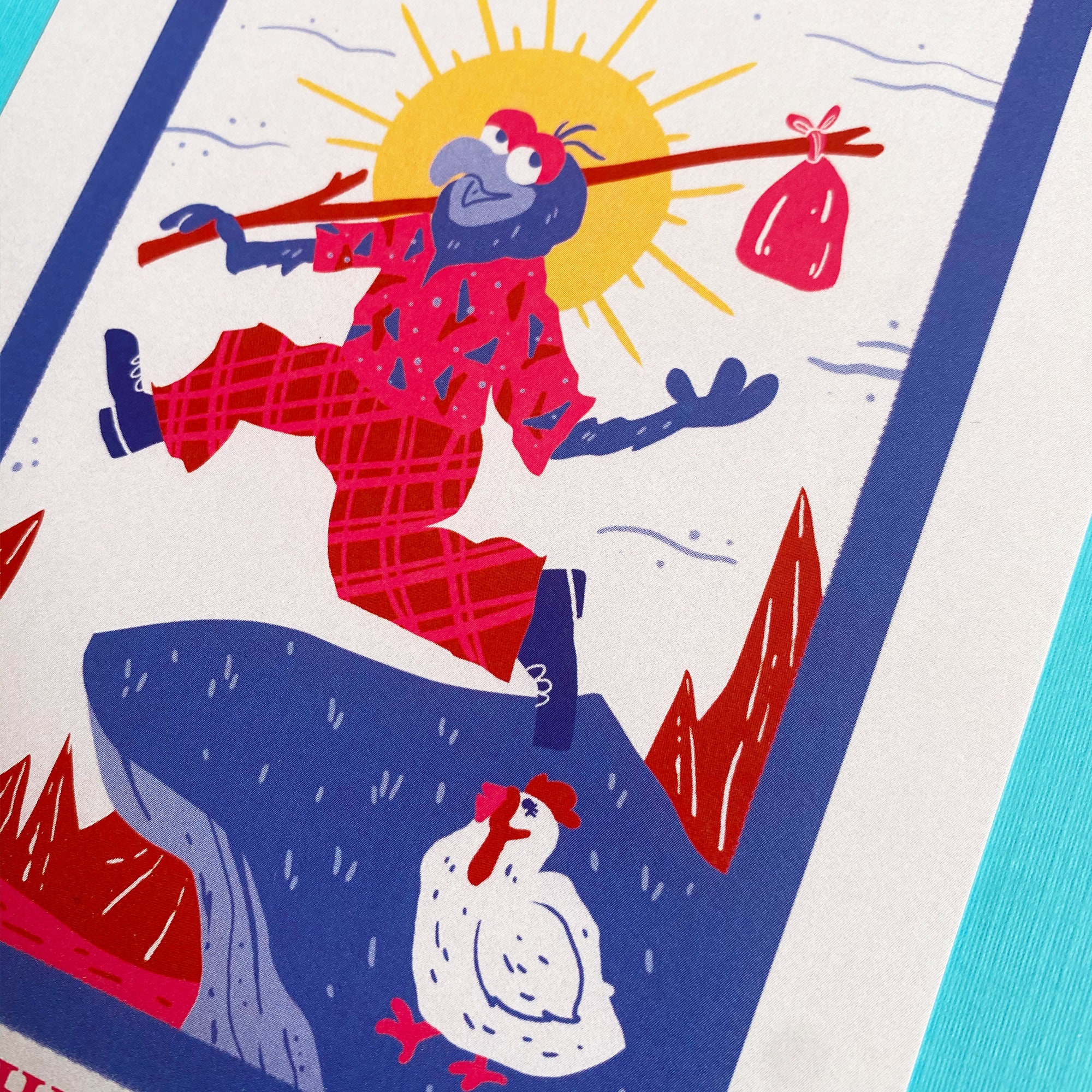 Gonzo the Fool Muppets Inspired Tarot Card Illustration - Etsy