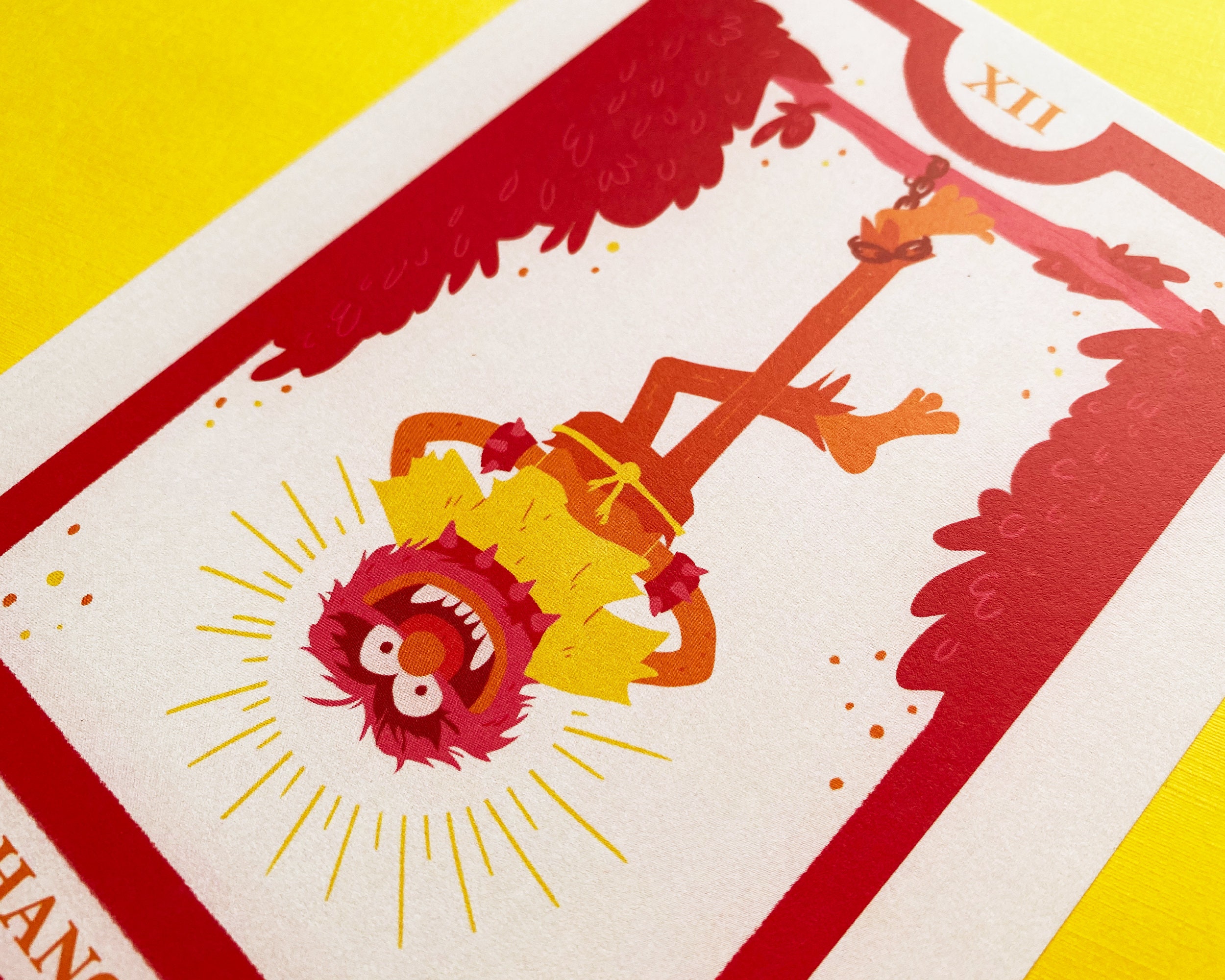 The Hanged Animal Muppets Inspired Tarot Card Illustration - Etsy