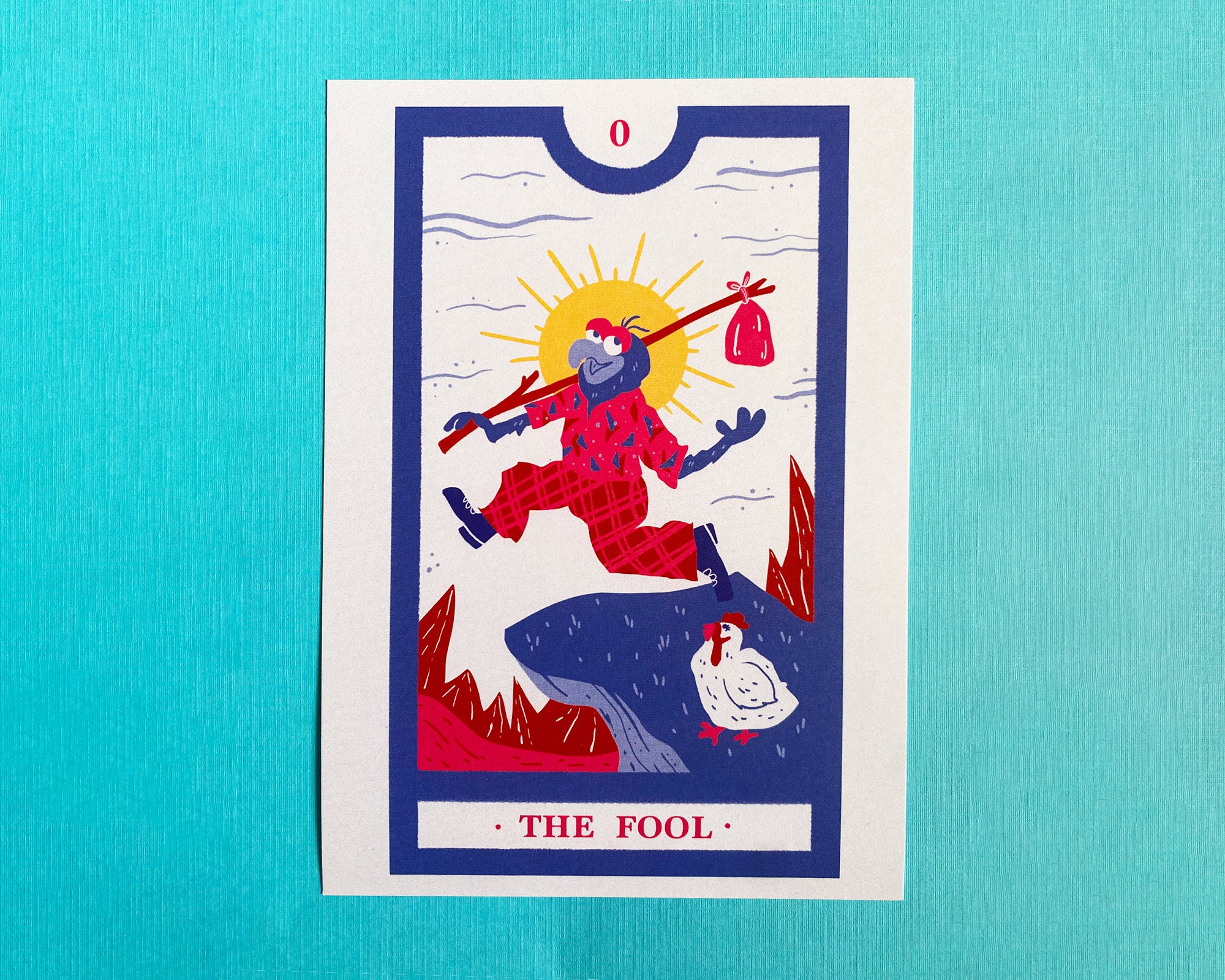 Gonzo the Fool Muppets Inspired Tarot Card Illustration - Etsy
