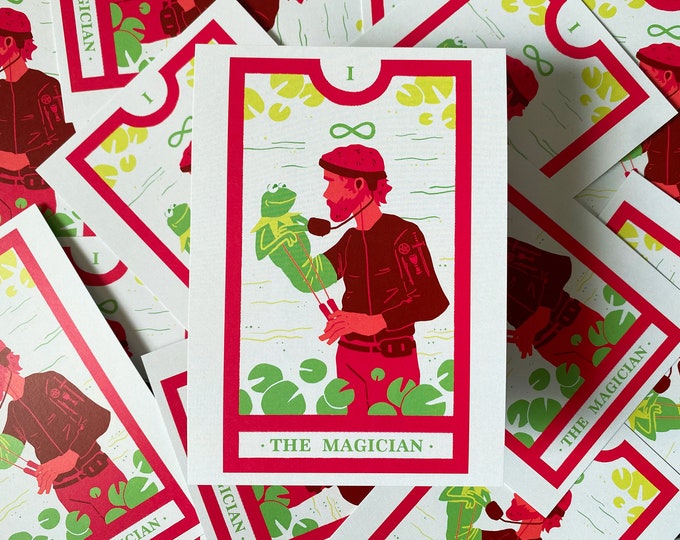 The Magician Jim Henson - Muppets Inspired Tarot Card Illustration ...