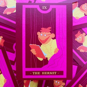 Scooter the Hermit - Muppets Inspired Tarot Card Illustration Print - Etsy