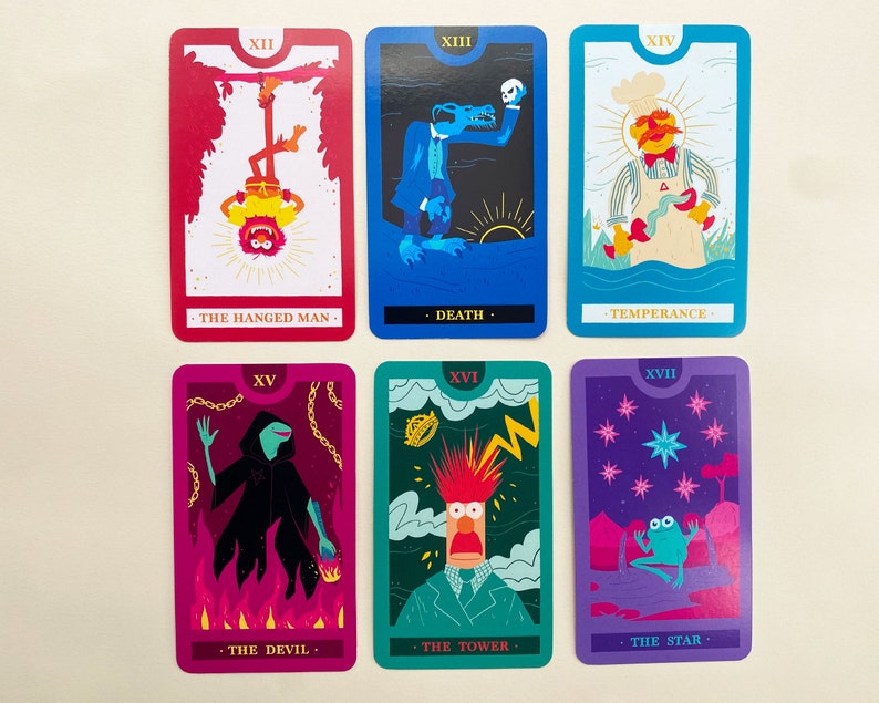 Rainbow Connection Tarot Major Arcana Only Muppets - Etsy