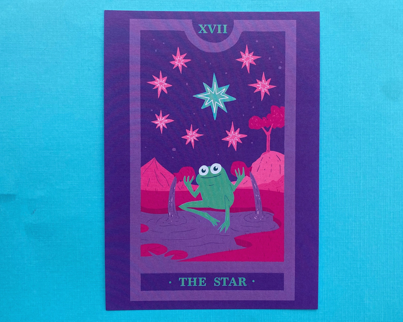 Robin the Star Muppets Inspired Tarot Card Illustration - Etsy