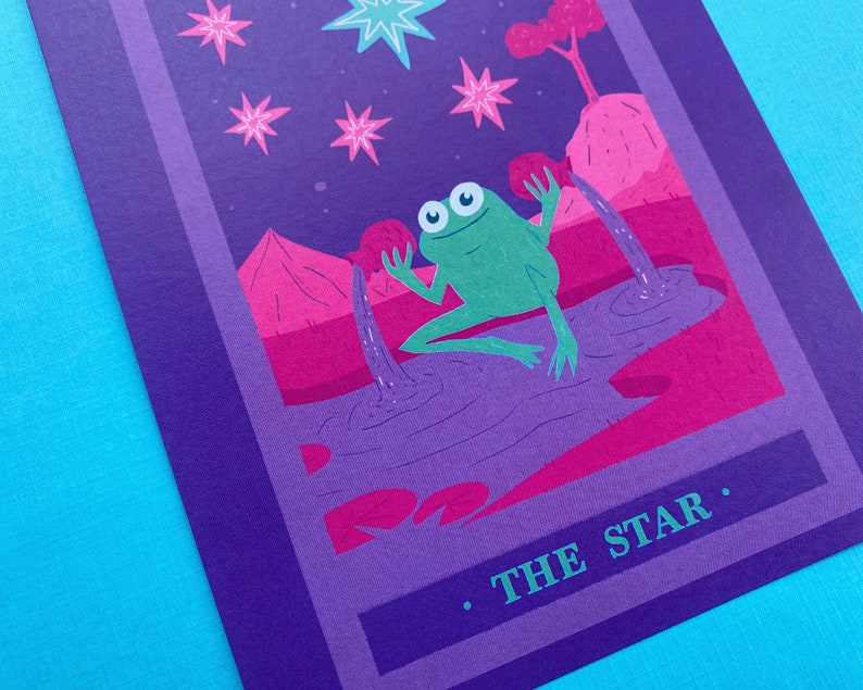 Robin the Star Muppets Inspired Tarot Card Illustration - Etsy