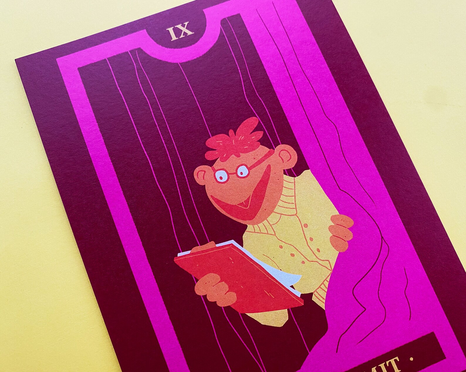 Scooter the Hermit - Muppets Inspired Tarot Card Illustration Print - Etsy