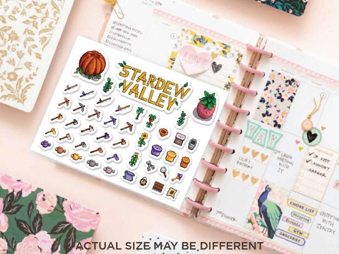 Stardew Valley Tool Bundle Sticker Sheet - Etsy