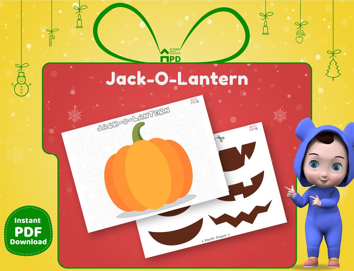Build Your Own Jack O Lantern Shapes Cute Pumpkin Printable Activities ...