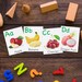 Preschool Printable Flashcards Fruits Real Pictures ABC Alphabet ...