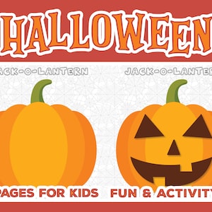 Build Your Own Jack O Lantern Shapes Cute Pumpkin Printable Activities ...