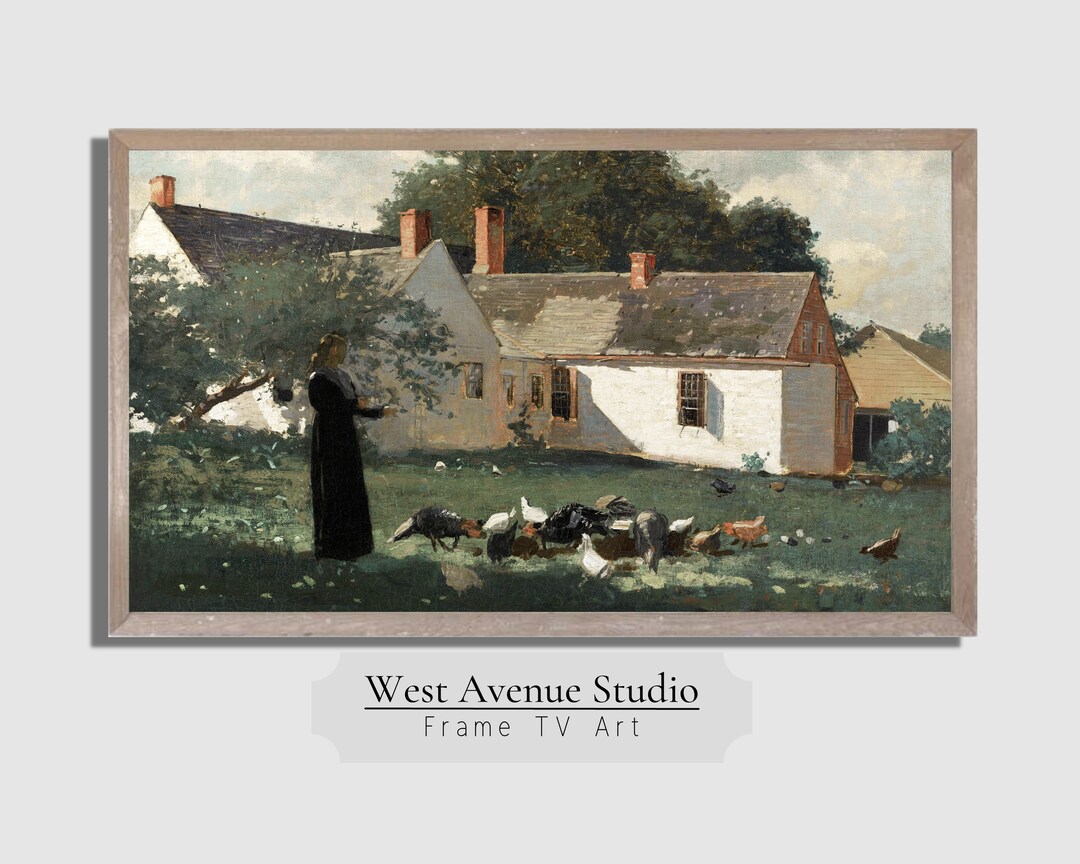 Winslow Homer Thanksgiving Art for Samsung Frame TV (digital Download ...