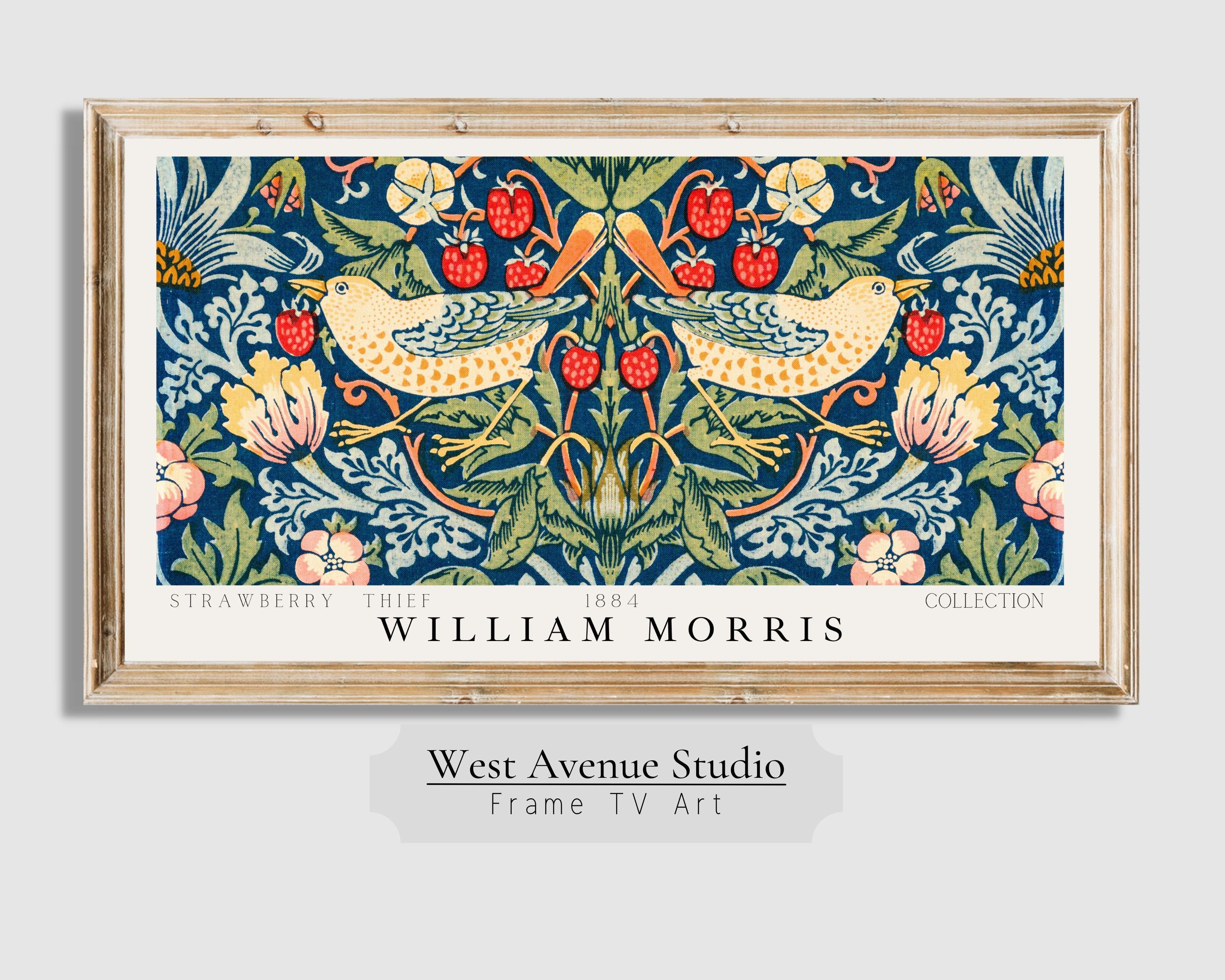 William Morris Frame TV Art: Art Nouveau Collection (digital Download ...