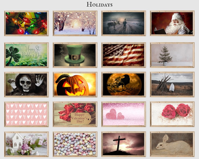 Samsung Frame TV Art Set of 200 Plus Frame TV Art Collection - Etsy