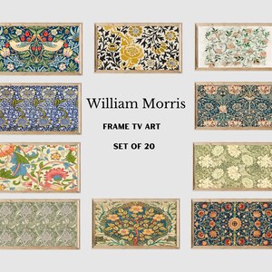William Morris Frame TV Art: Art Nouveau Collection (digital Download ...