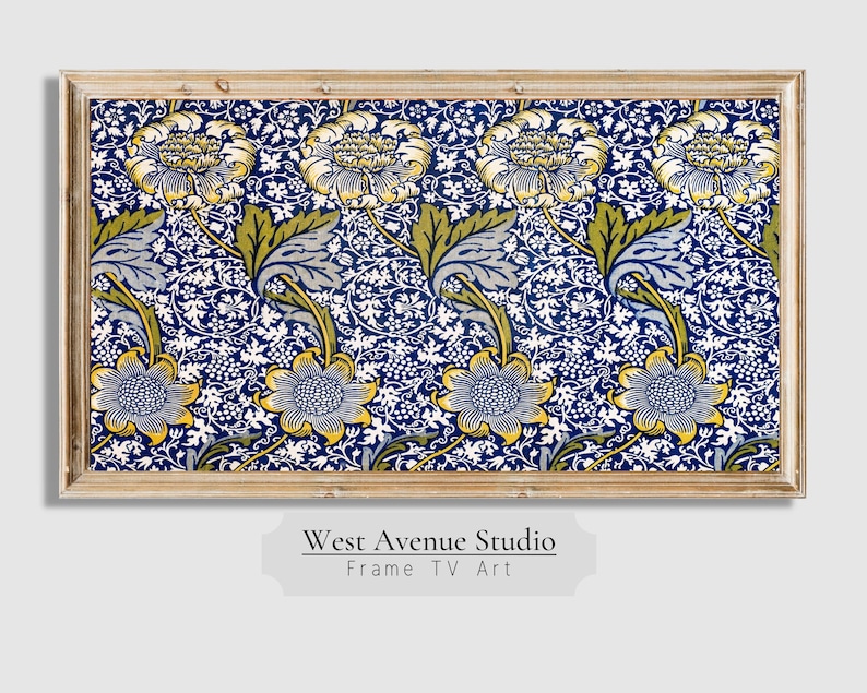William Morris Frame TV Art: Art Nouveau Collection (digital Download ...