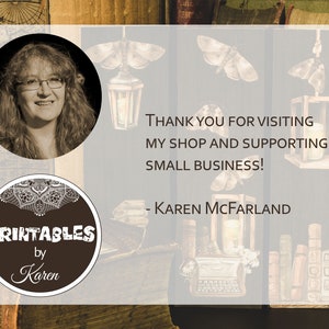 Dark Academia Printable Bookmark Set. Watercolor Moths, Candles & Books ...