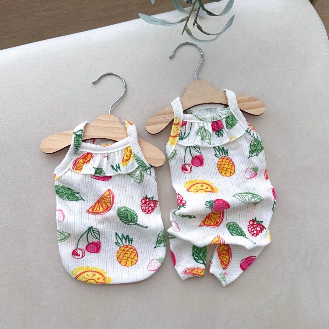 Fruits Eyelet Dog Outfit – Lightweight Cotton Pet Clothes - Etsy