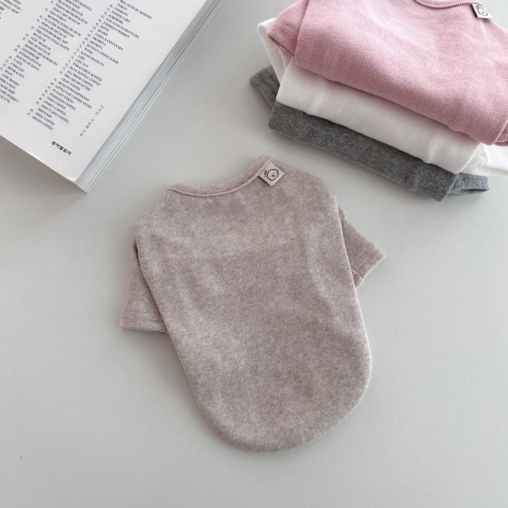 Cotton Dog Tee – Lightweight Soft Pet Shirt | S–2XL | Basic Everyday ...