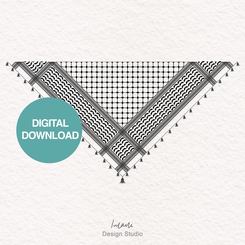 Keffiyeh Pattern Png - Etsy