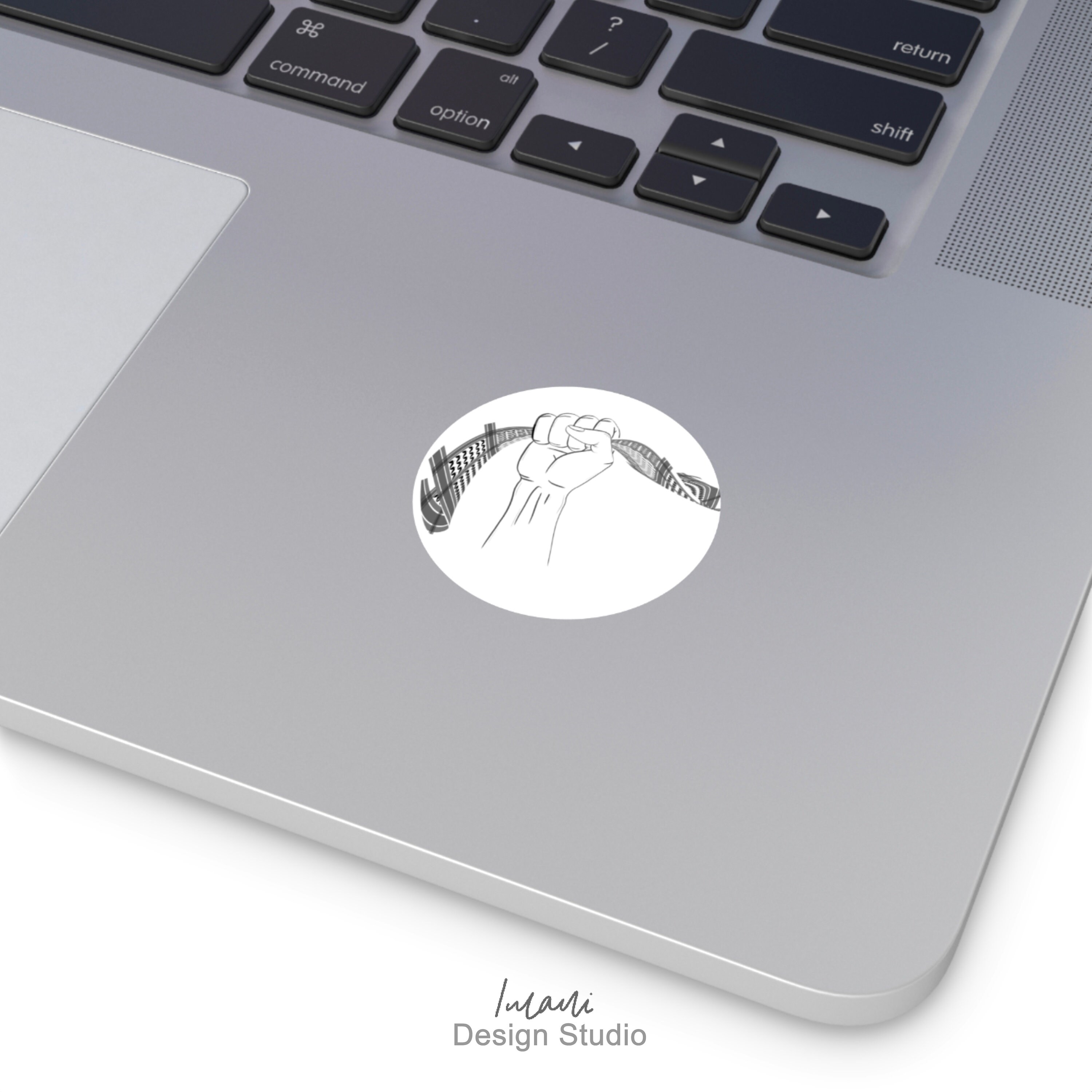 Palestinian Keffiyeh Hand Holding Scarf Keffiya Artwork Digital ...