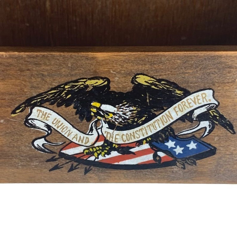 Vintage Wood Wall Hanging Bill Checkbook Organizer Catchall - Etsy